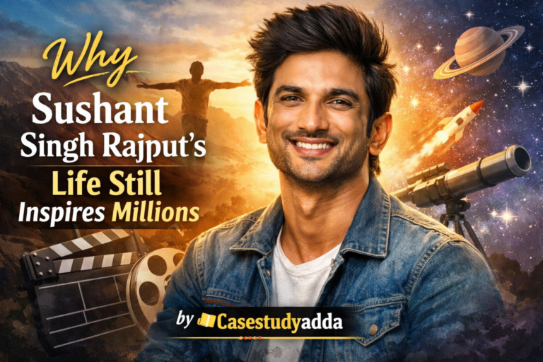 Why Sushant Singh Rajput’s Life Still Inspires Millions by Casestudyadda